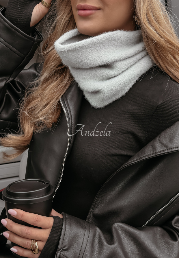 Fular circular din lână de alpaca Doria - Magazin online Andzela