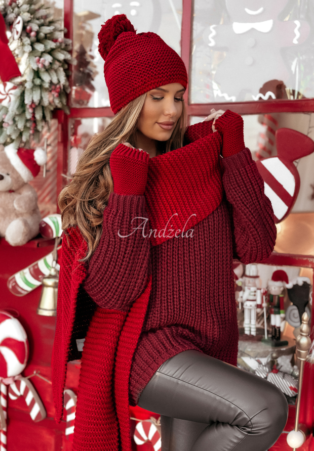 Set căciulă, fular, mănuși 3in1 Icy Star - Magazin online Andzela