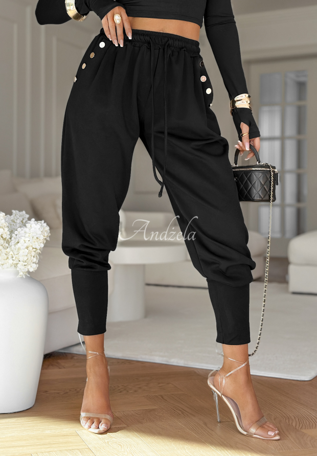 Pantaloni din material Gentle Touch - Magazin online Andzela