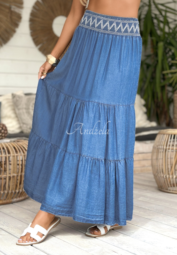 Fustă maxi Extremely Welcome - Magazin online Andzela